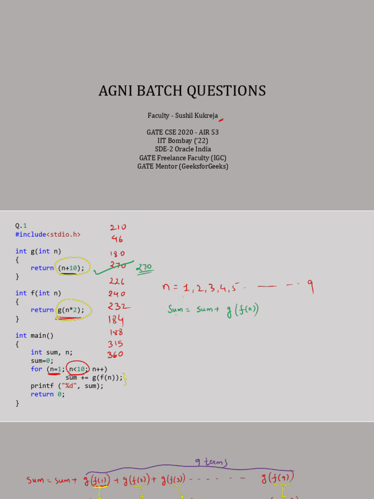 Agni Session 1 | PDF