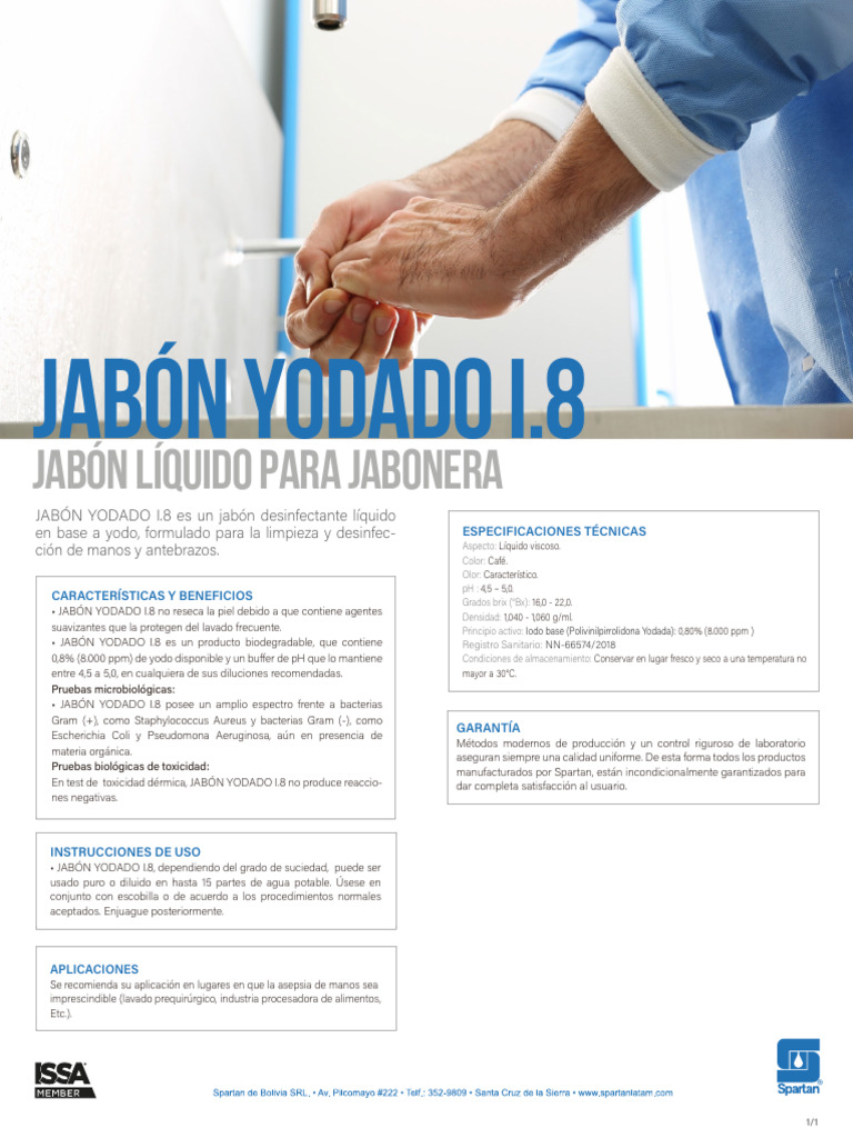 FT Jabon Yodado I.8 | PDF