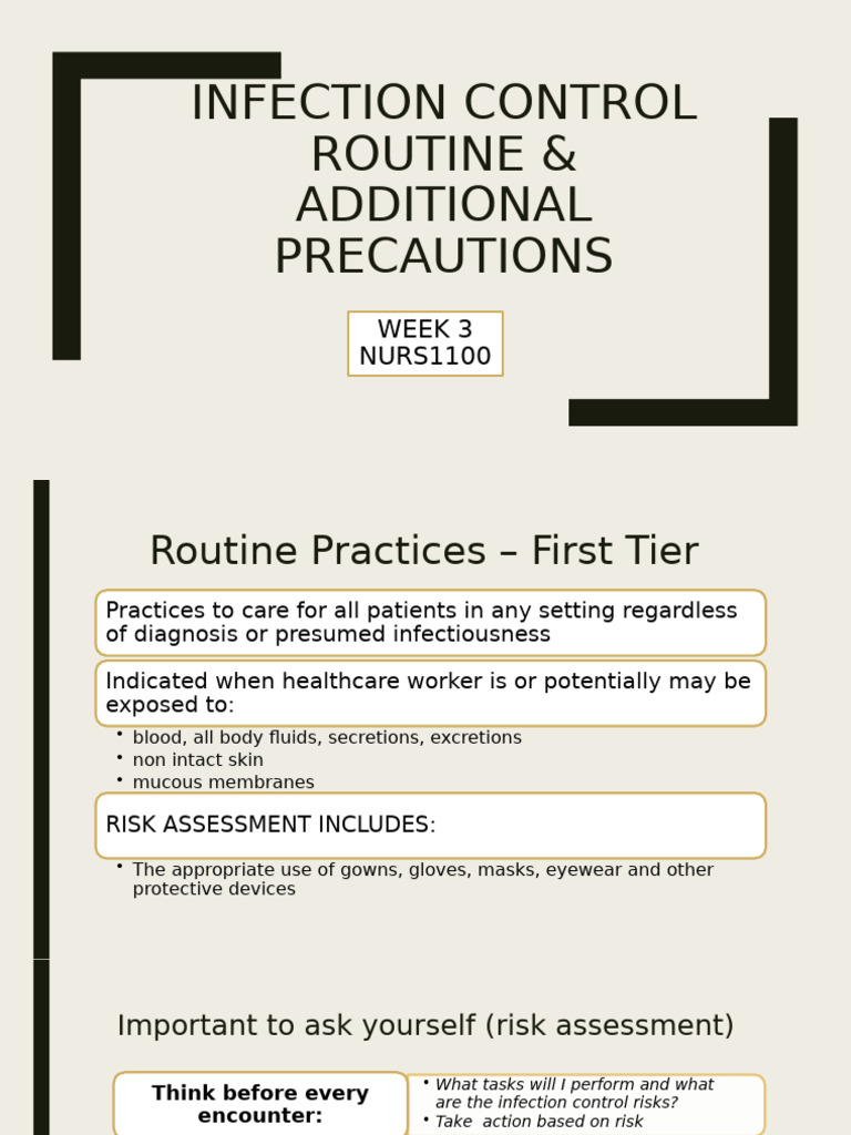 Infection Control: PPE Guidelines & Practices | PDF | Personal ...
