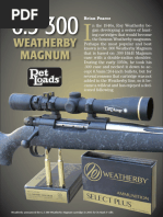 Ballistics Charts - Weatherby, Inc | PDF | Cartridge (Firearms) | Bullet