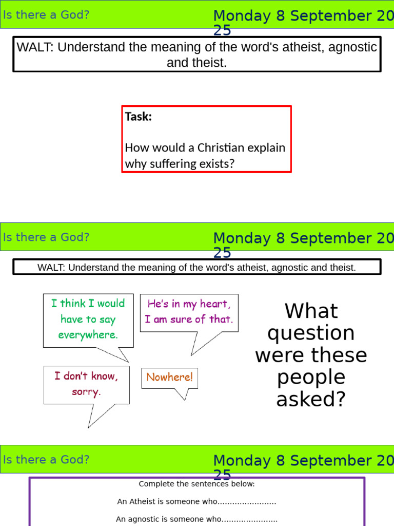 Atheist, Agnostic, Theist | PDF | Atheism | Agnosticism