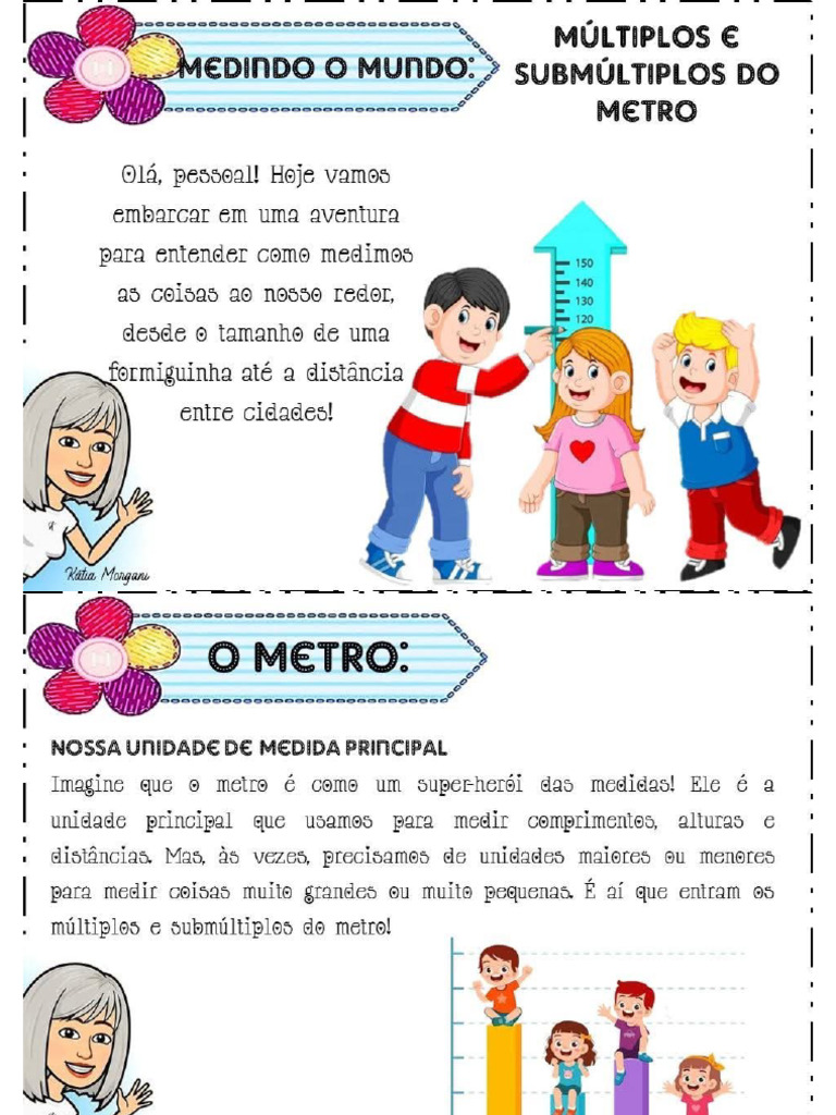Metro Múltiplos Submúltiplos Do Metro | PDF
