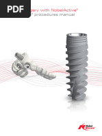 Manual Nobel Active | PDF | Dental Implant | Drill