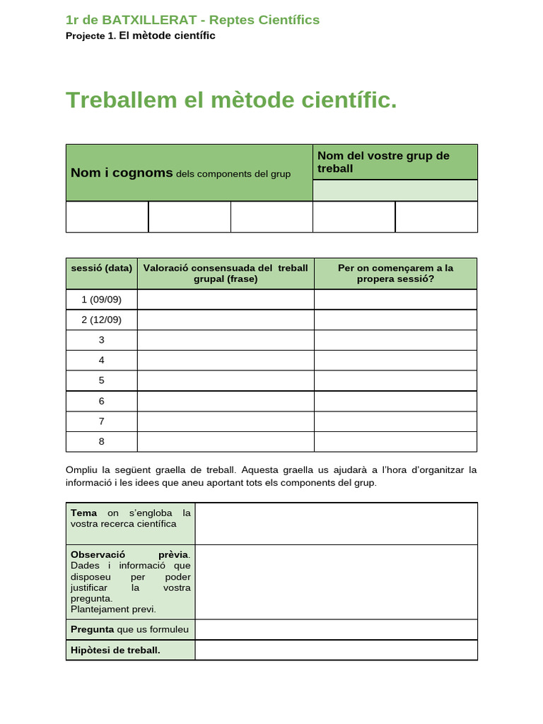 El Mètode Científic | PDF