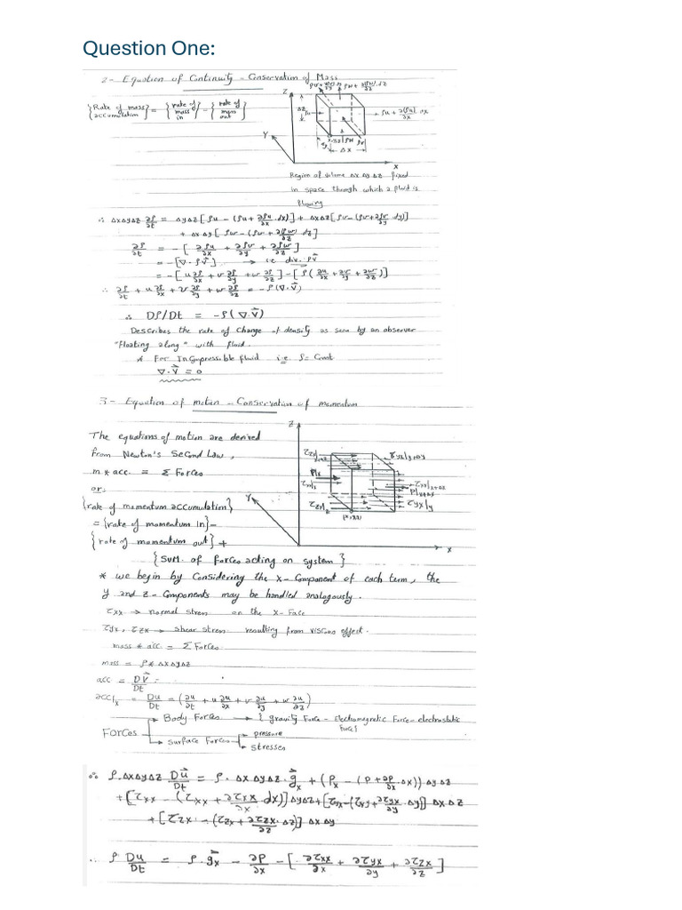 Model Answer Mid Term Fluid II | PDF