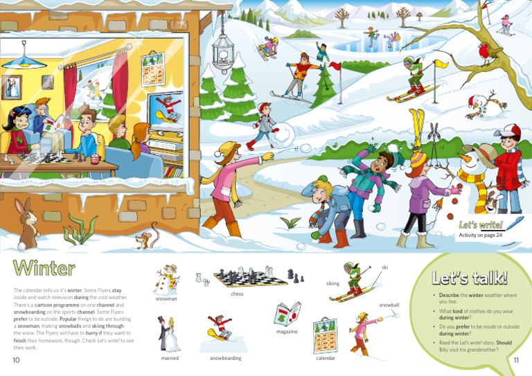 Homework 1.2 Describe The Picture Using Vocabulary Words | PDF