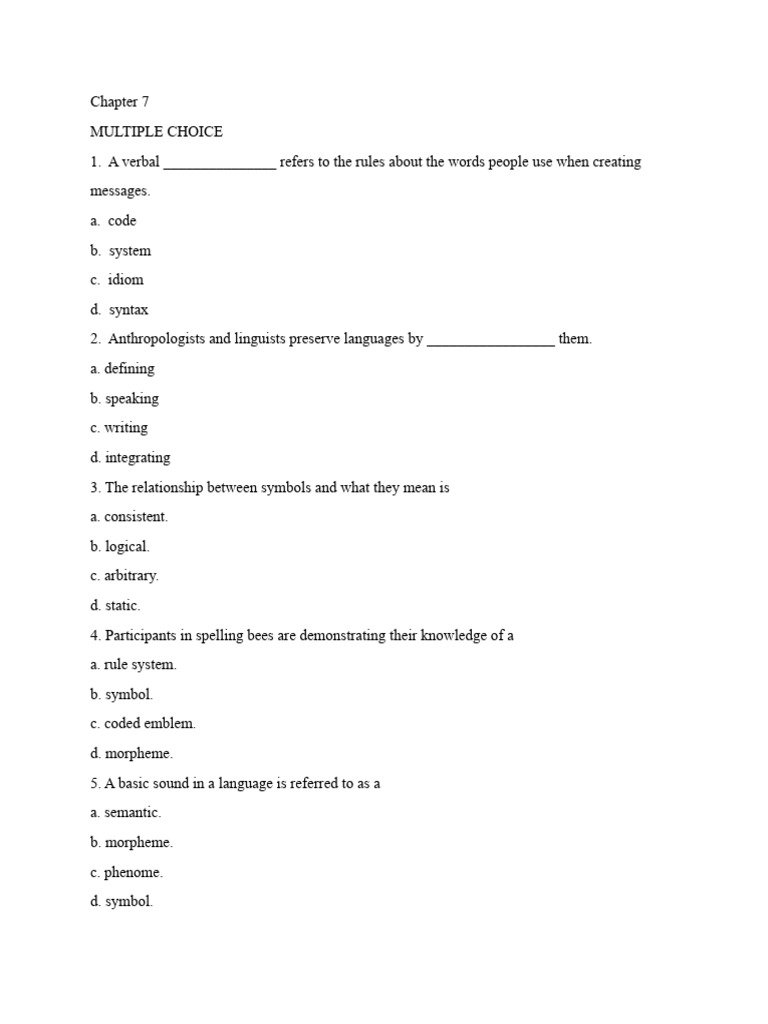 Chapter 7 | PDF | Idiom | Semantics