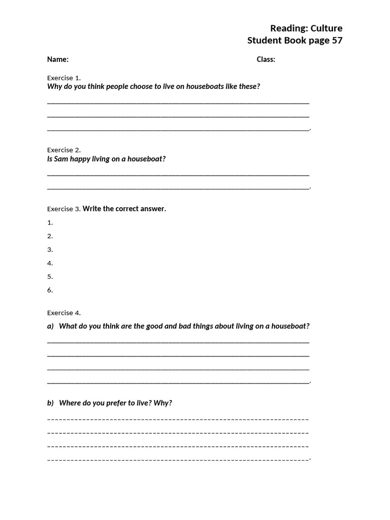 Reading SB Page 57 | PDF