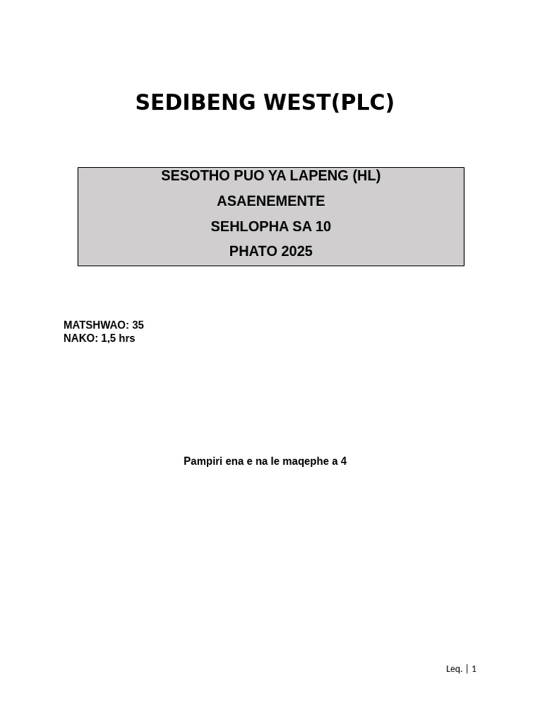 Grade 10 Assignment 2025 | PDF