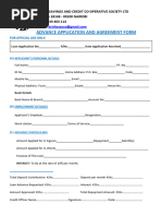Housing Advance Form | PDF | Paycheck | Loans