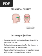 MRI Protocol for Paranasal Sinuses | PDF | Anatomy | Human Anatomy