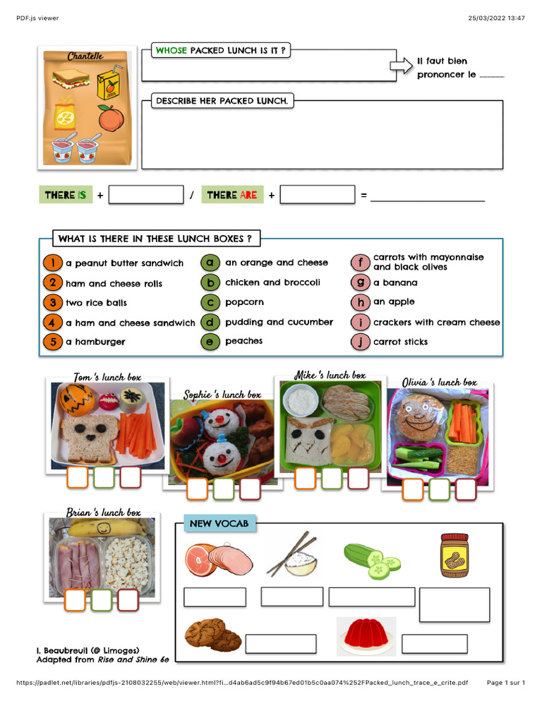 S3.2 Lunch Box | PDF