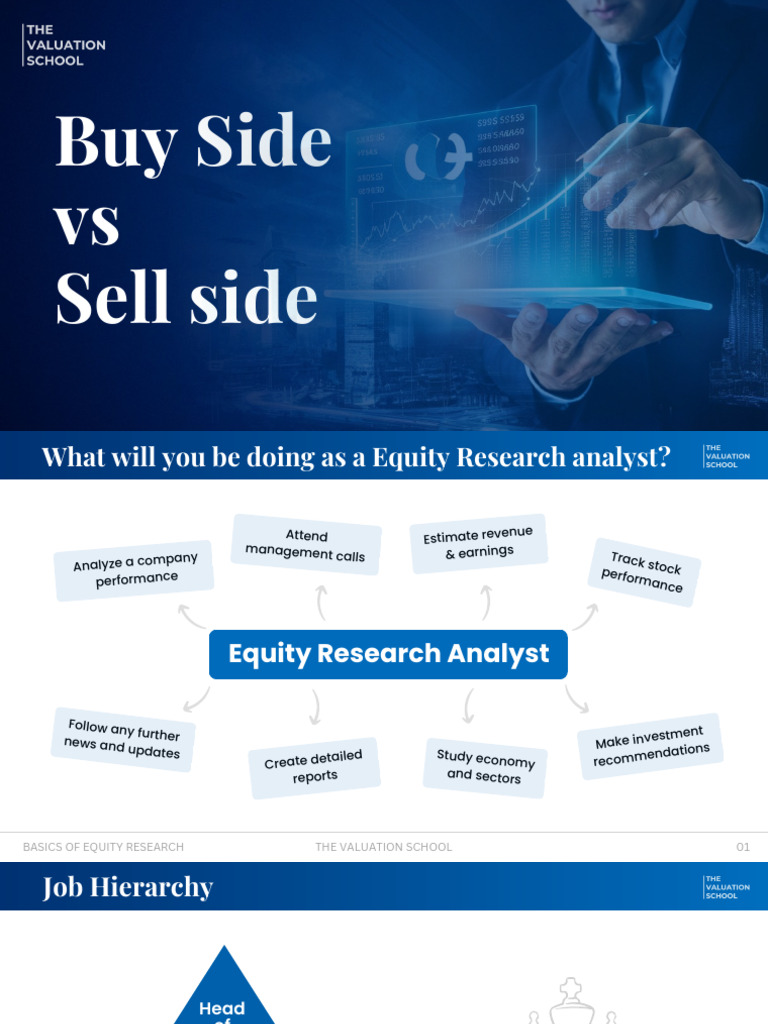 Basics of ER Buy Side Vs Sell Side | PDF | Stocks | Equity Securities