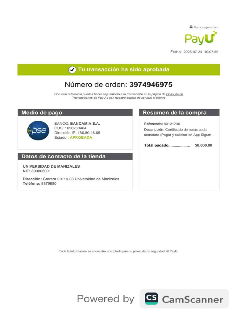 Certificado Notal | PDF