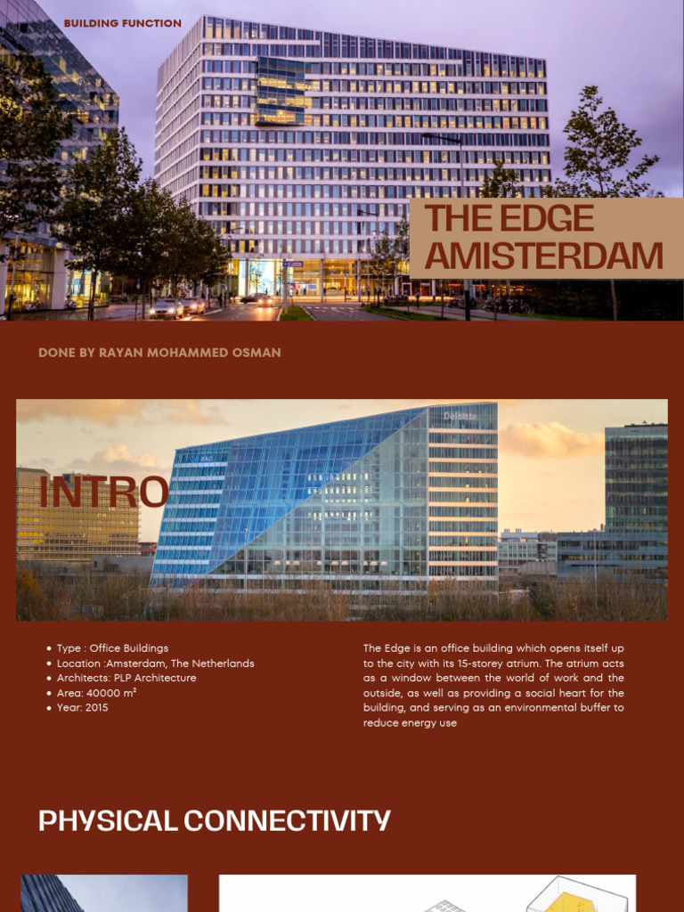 The Edge: Amsterdam's Smart Office Building | PDF | Building Automation ...