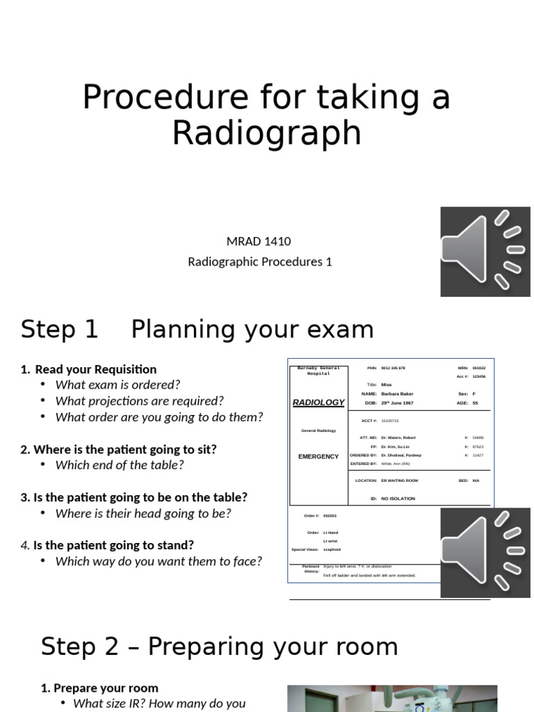 X-Ray Procedure Guidelines | PDF | Medicine | Medical Physics