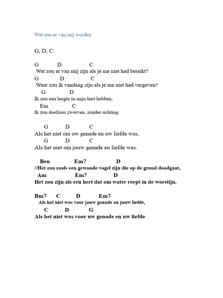Wat Zou Er Van Mij Worden | PDF