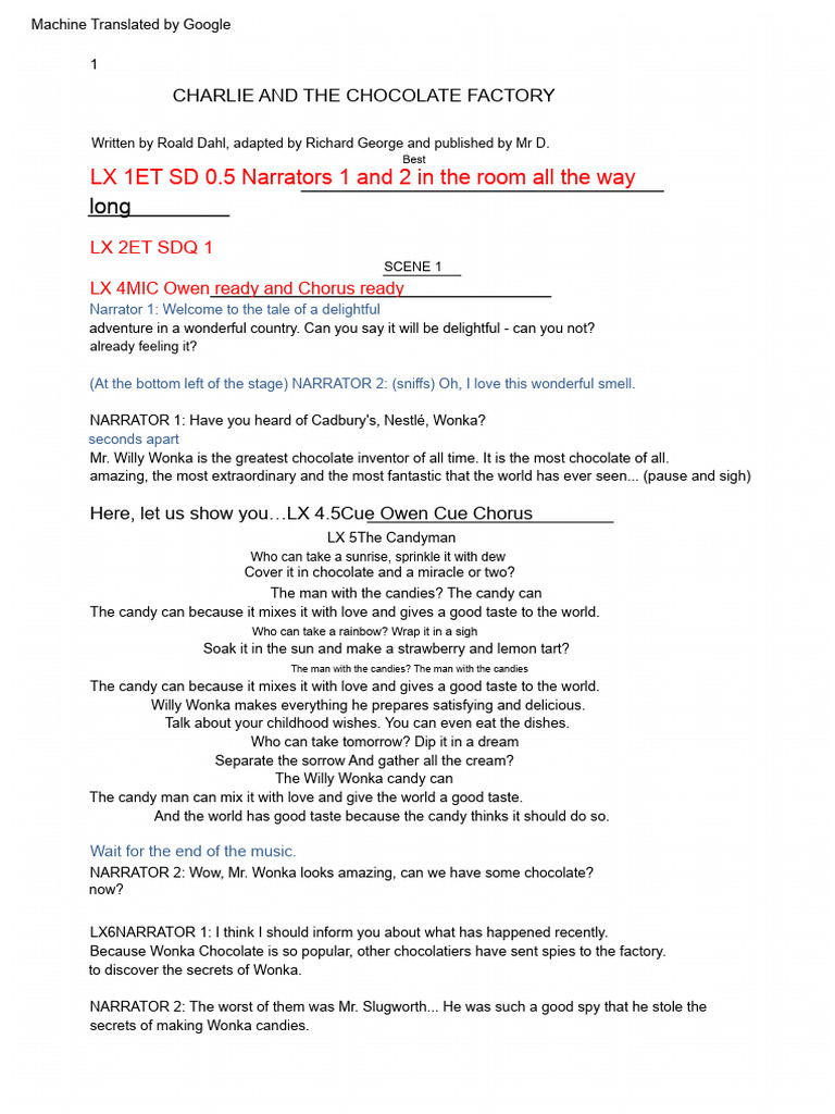 Veruca Salt's Golden Ticket Monologue | PDF | Sugar Confectionery ...