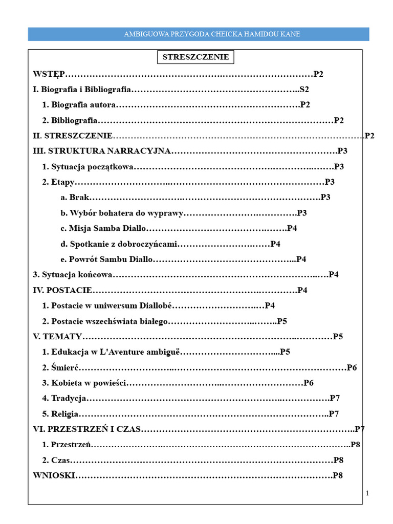 Ambiguous Adventure | PDF