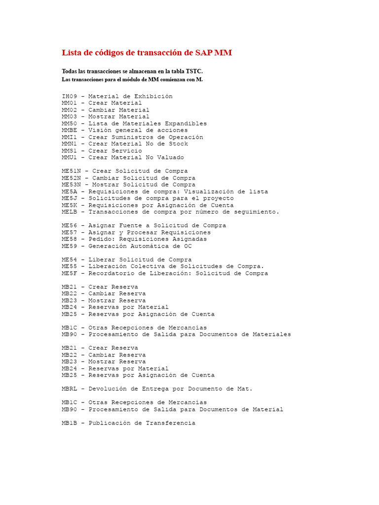 Códigos MM T | PDF | Obtención | Informática