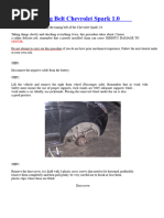 Fan Belt Adjustment and Installation Guide | PDF | Belt (Mechanical ...