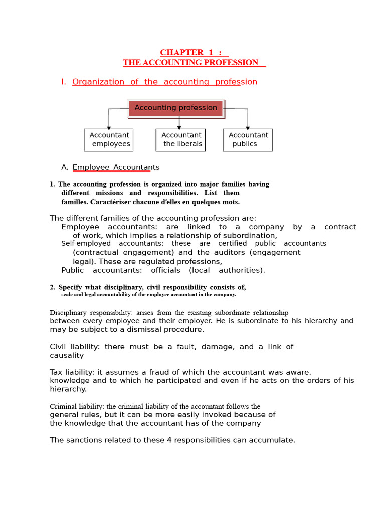 Overview of the Accounting Profession | PDF | Audit | Accounting