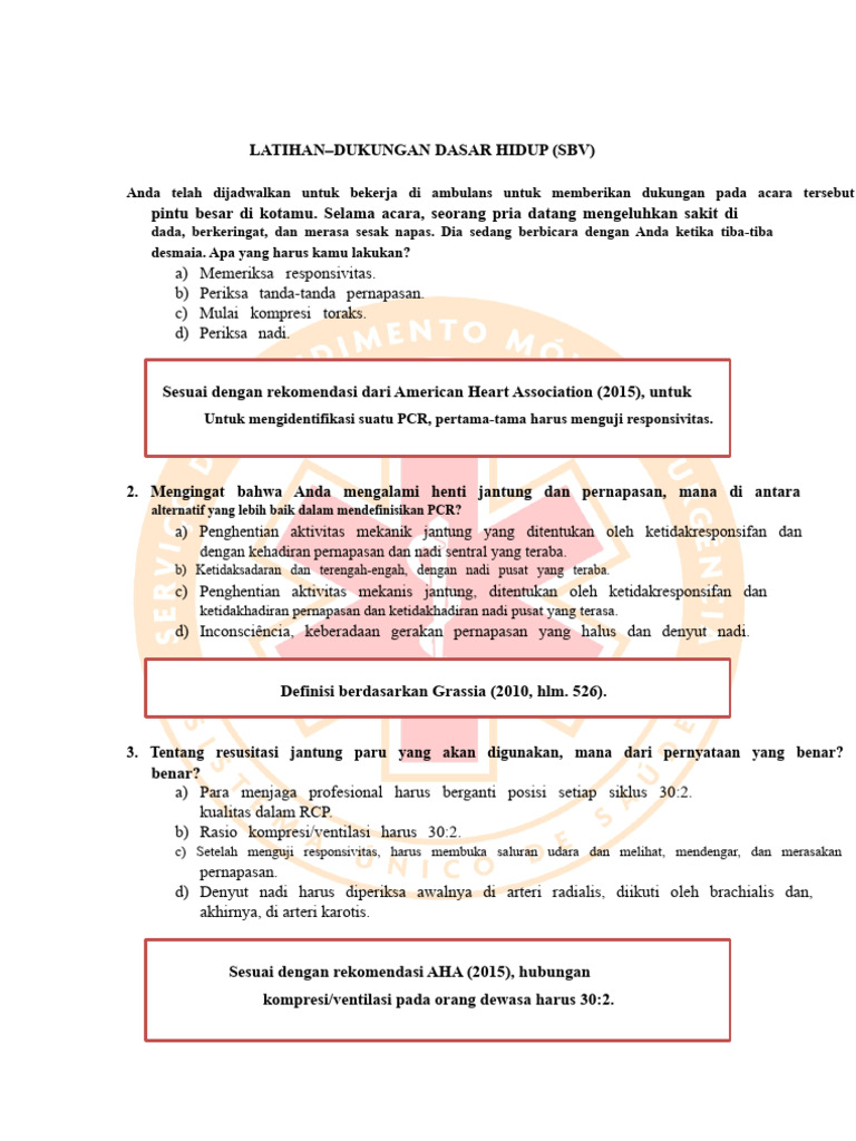 Latihan - SBV | PDF