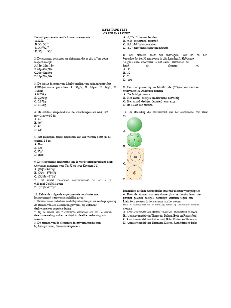 Proef Icfes II Bimestre Q 10 | PDF