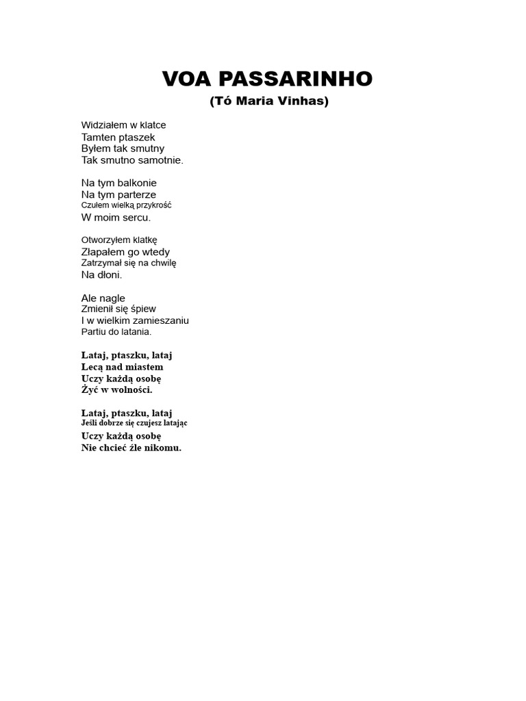 Lataj Ptaszku PDF | PDF