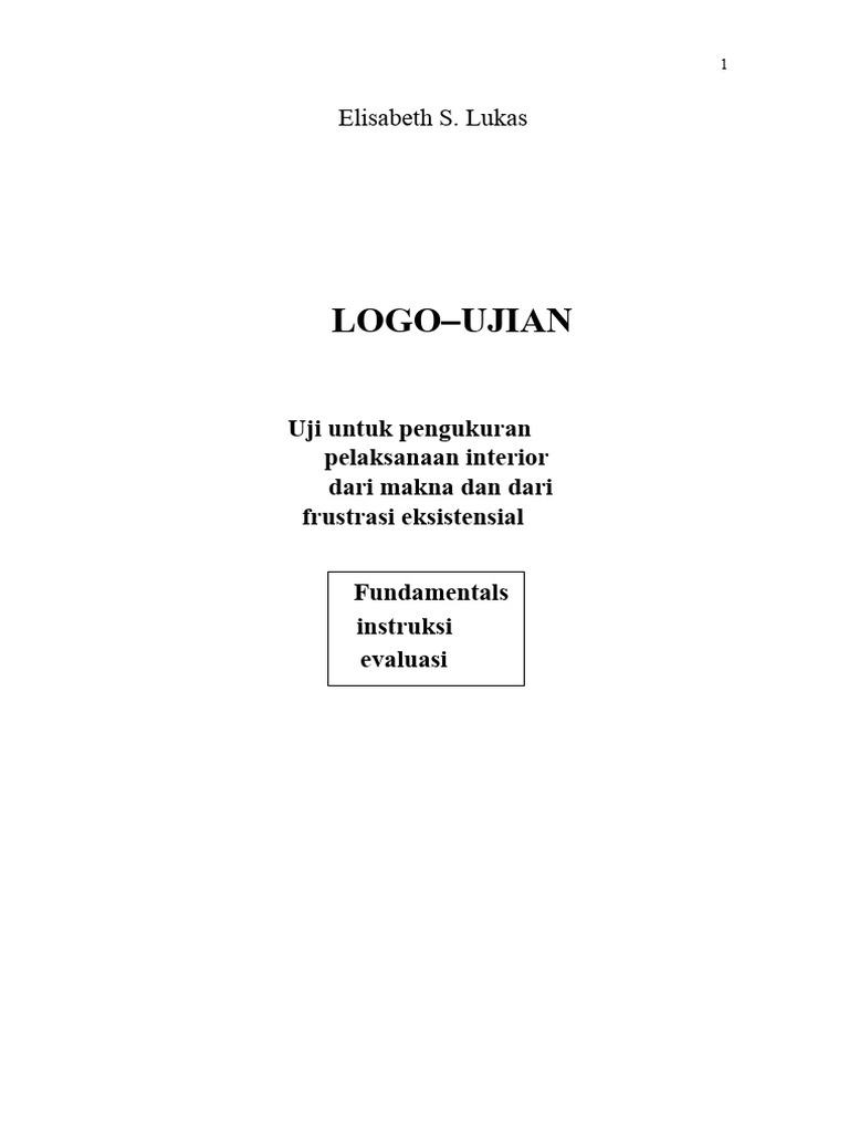 Elizabeth S Lukas LOGO UJI | PDF