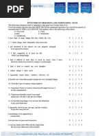 DASS-Y Questionnaire for Youth Assessment | PDF | Anxiety | Abnormal ...