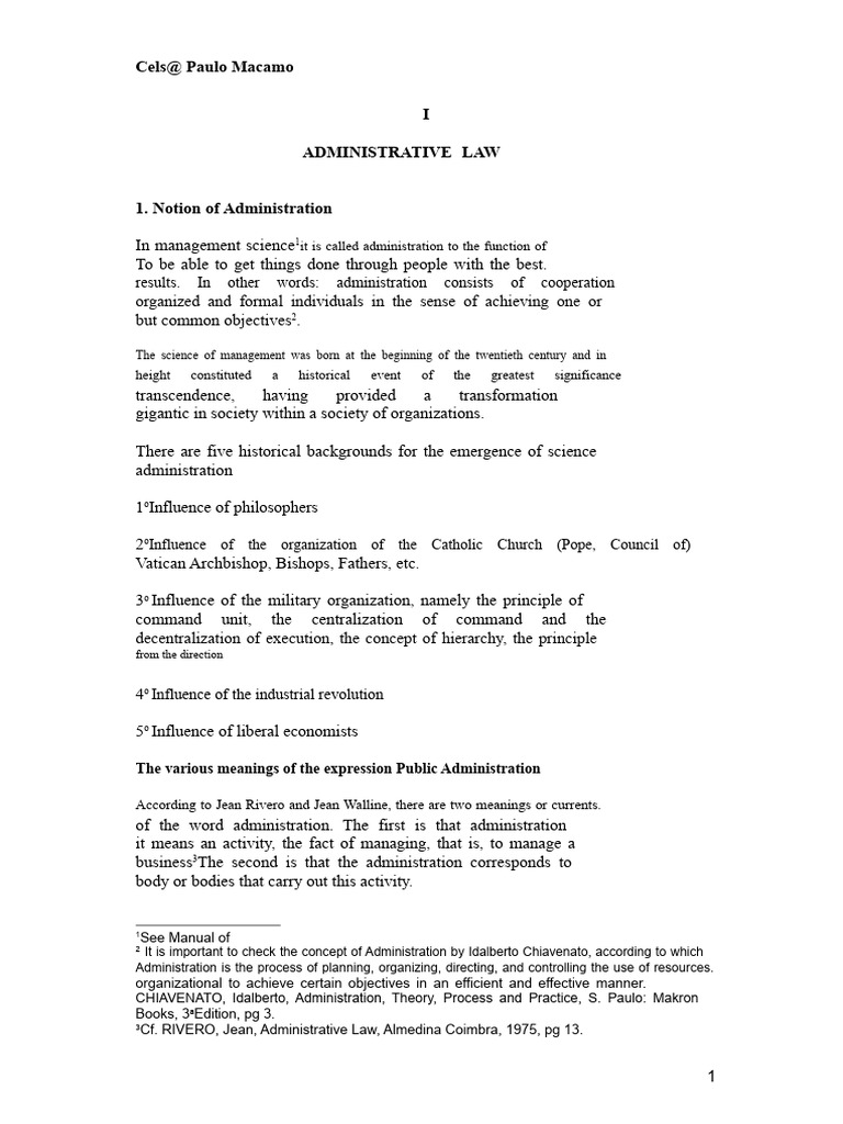 Administrative Law Manual | PDF | Administrative Law | Separation Of Powers