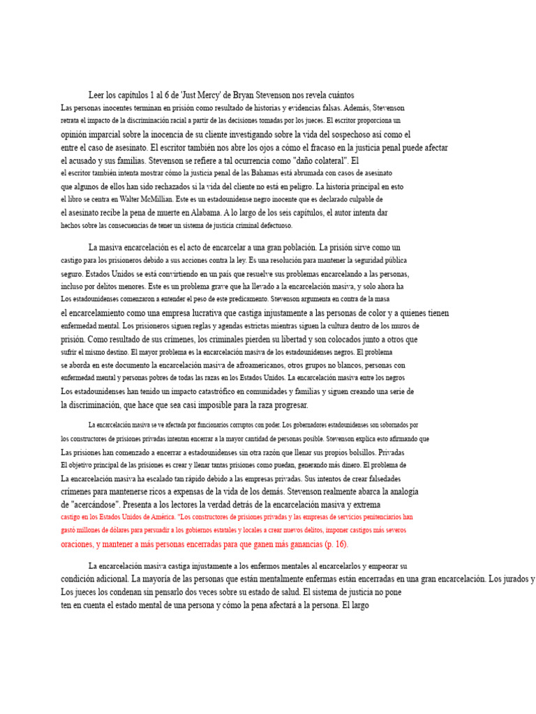 Just Mercy de Bryan | PDF | Prisión | Crímenes