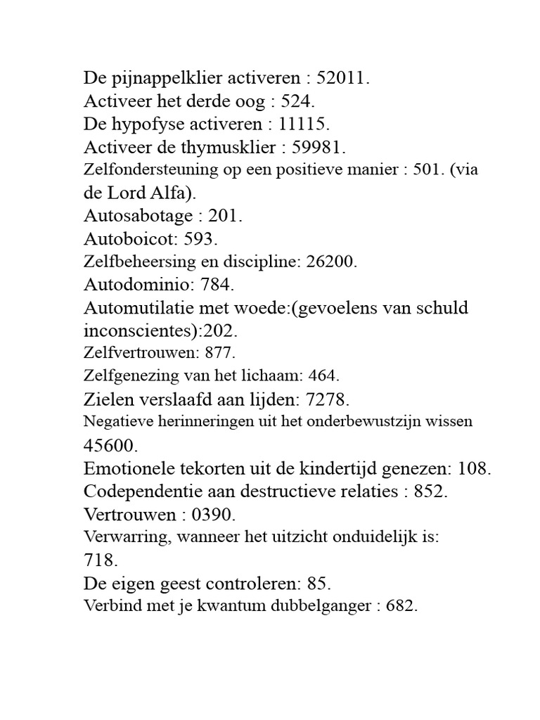 De Pijnappelklier Activeren | PDF