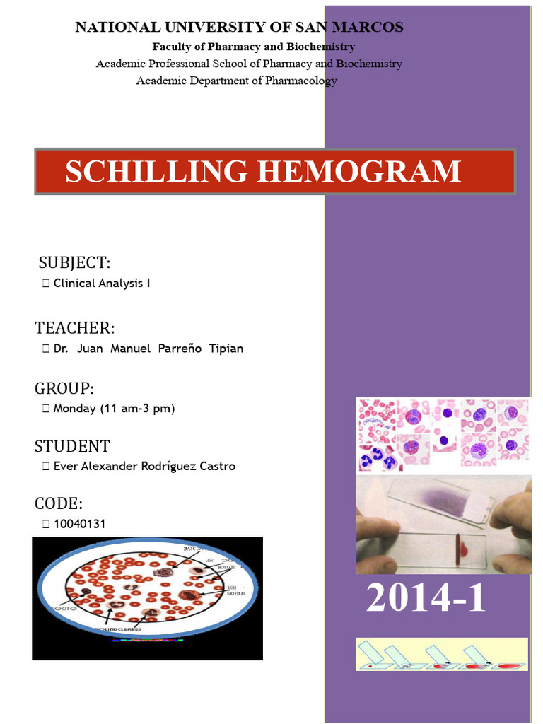 Schilling homograph | PDF | Blood Cell | White Blood Cell