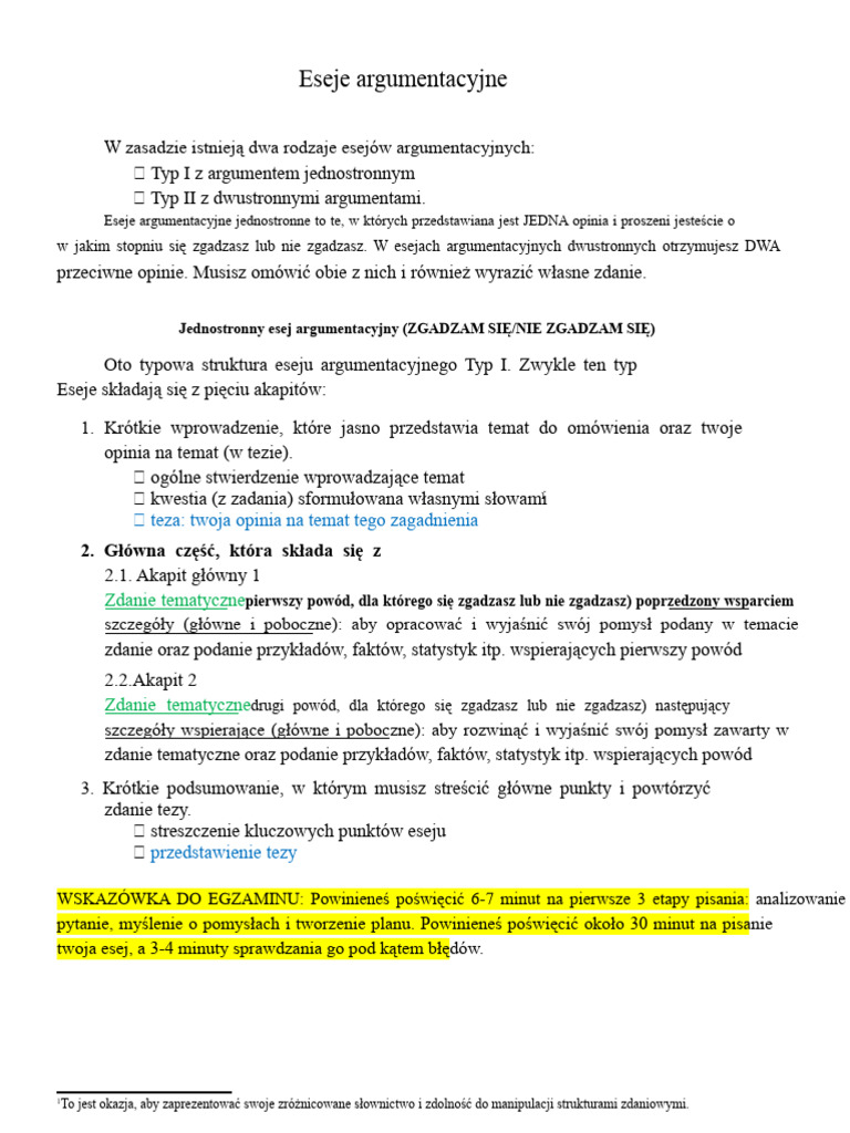 Plany Esejów IELTS | PDF