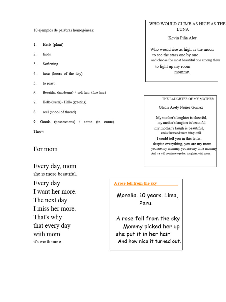 10 Examples of Homogeneous Words | PDF | Chess Theory | Chess