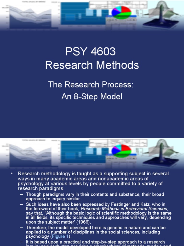 The Research Process As 8-Step Model - Research Methods Psychology ...
