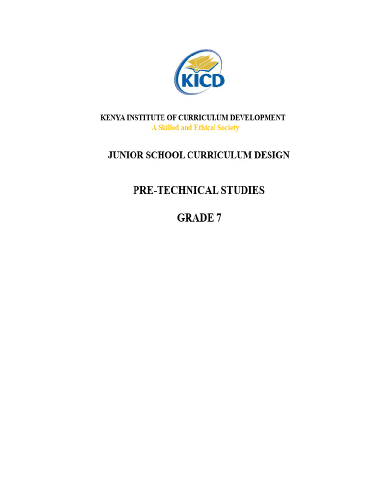 Grade 7 Curriculum Design Kenya 2024 | PDF | Educational Technology ...