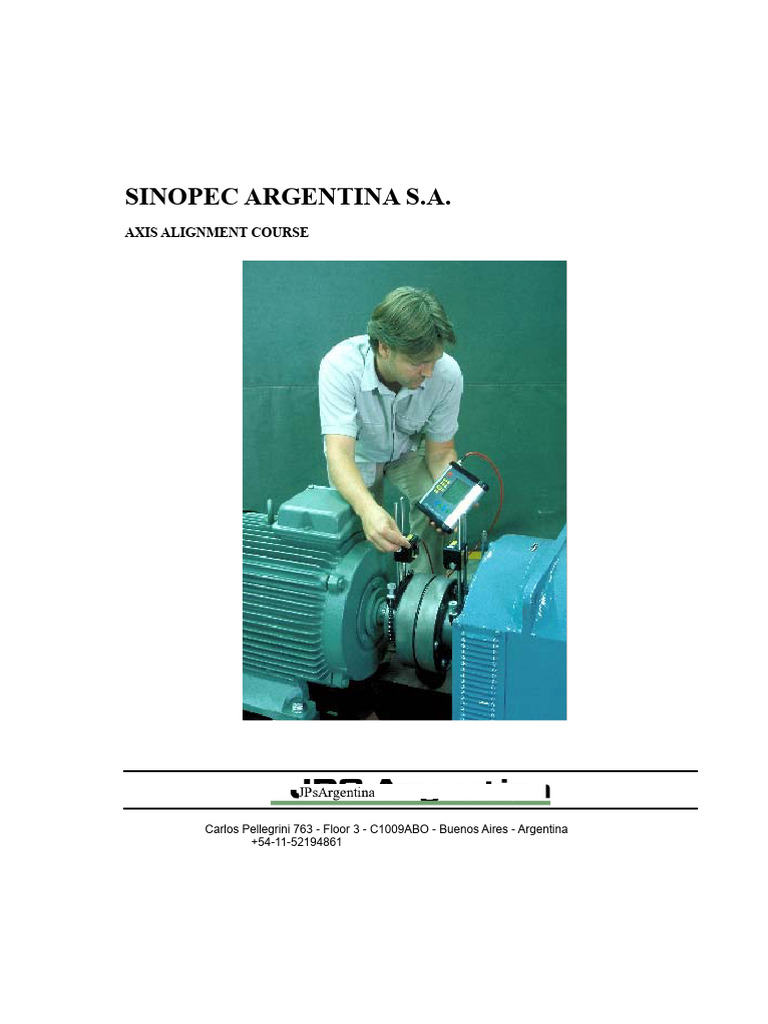Manual Alignment | PDF | Bearing (Mechanical) | Rotation
