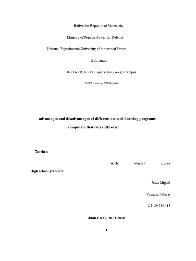 advantages and disadvantages of the different computer-aided design ...