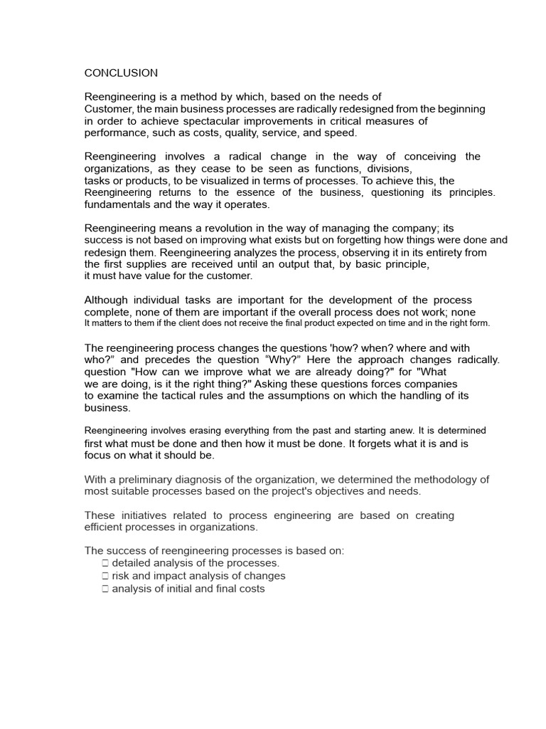 Conclusion Engineering Processes | PDF | Mathematical Optimization ...