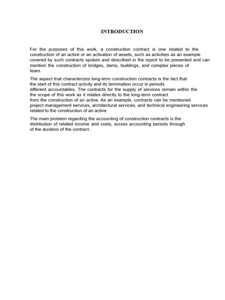 Long-Term Construction Contract | PDF | Expense | Income