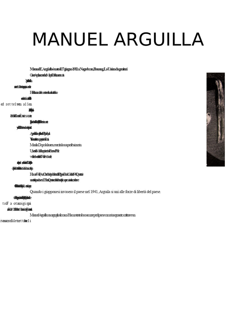 Manuel Arguilla | PDF | World War II | Military Of The Soviet Union