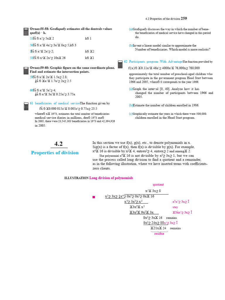 Remainder Theorem and Synthetic Division | PDF | Factorization | Polynomial