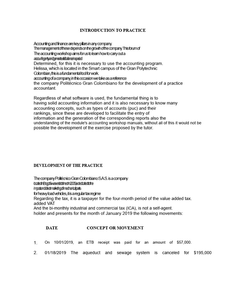 Introduction and Conclusion Accounting Workshop | PDF | Taxes | Money
