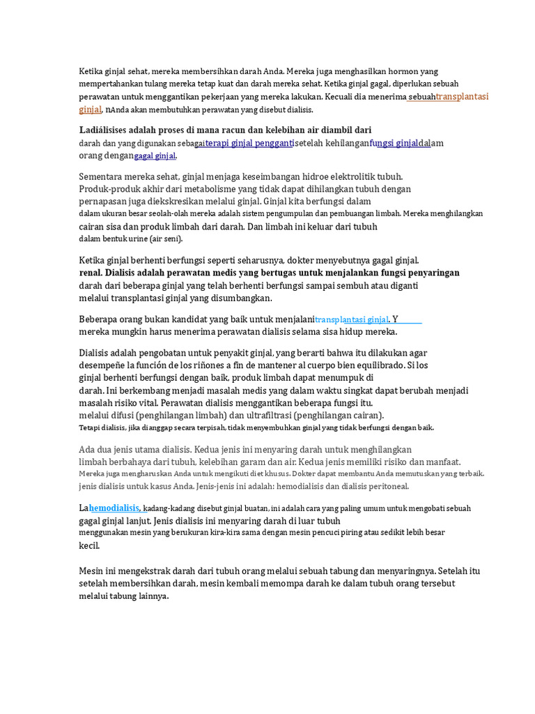 Esai Dialisis | PDF