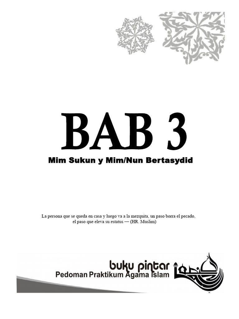 CAPÍTULO 3 (MIM Sukun Y Bertasydid) | PDF