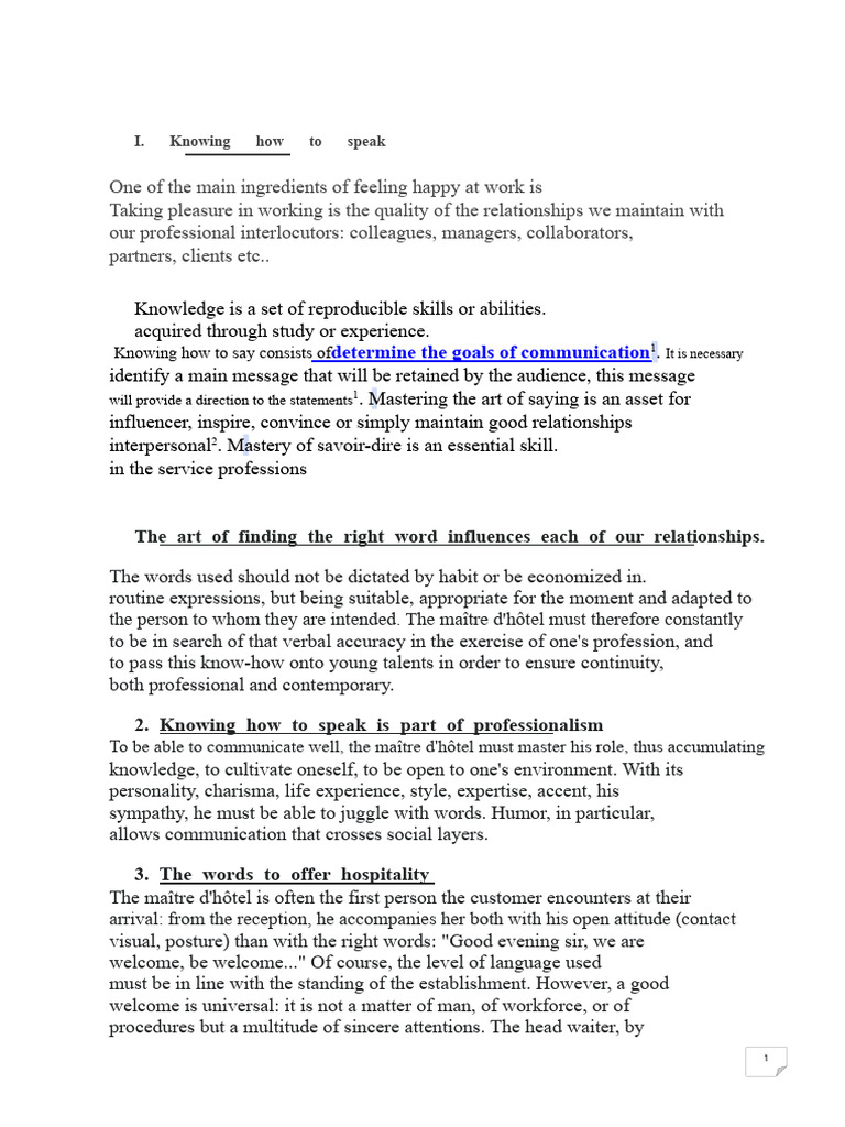 Presentation Know How To Speak and Know How To Live | PDF | Etiquette ...