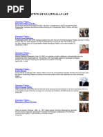Notable Guatemalan Artists and Their Impact | PDF | Guatemala | The Arts